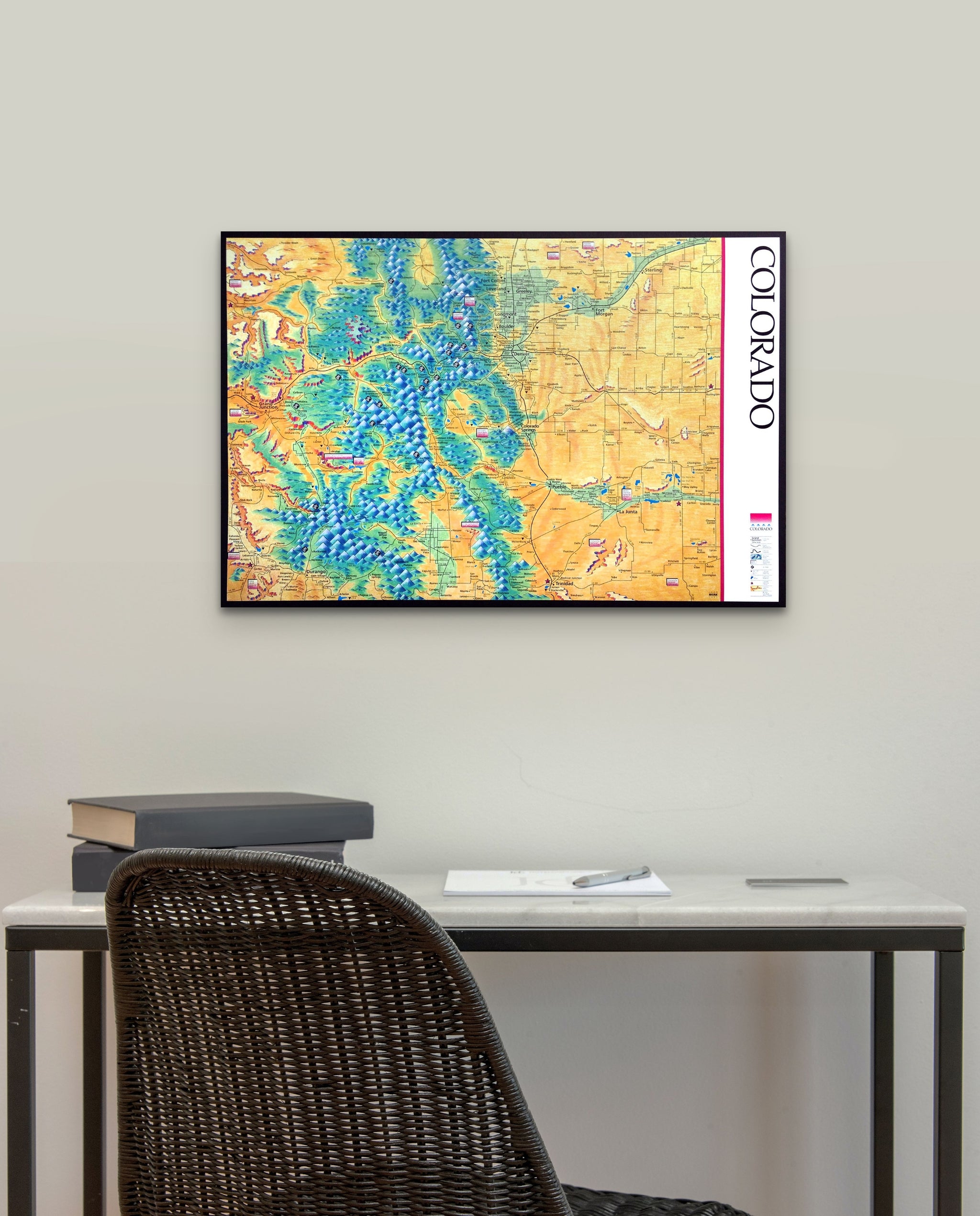Colorado Map Poster – boakart