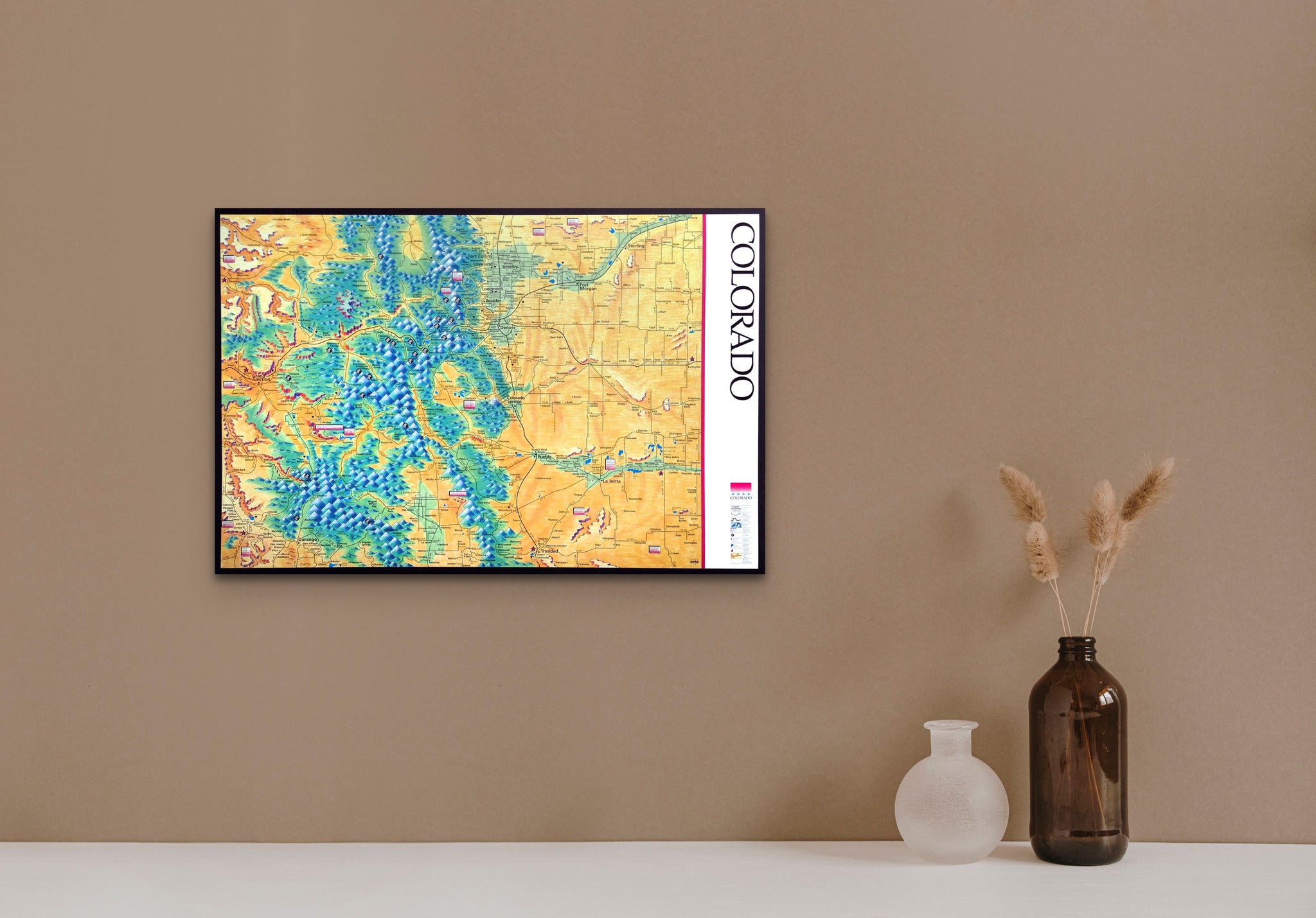 Colorado Map Poster – boakart