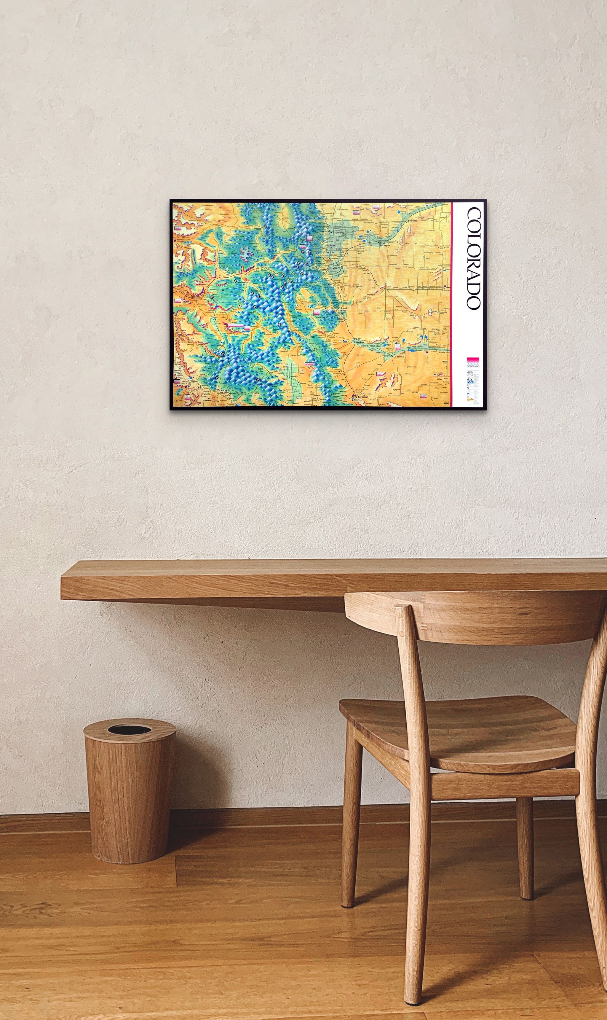 Colorado Map Poster – boakart